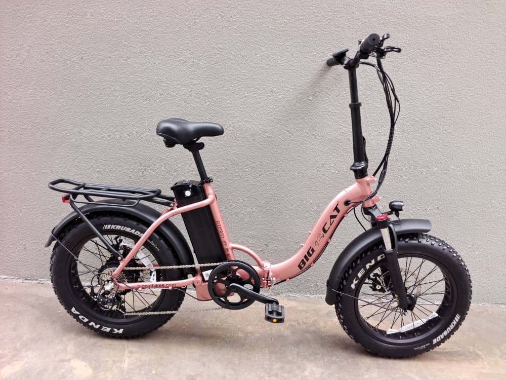 The Mini Long Beach Cruiser Folding Step-through Electric Bike 1000W ...
